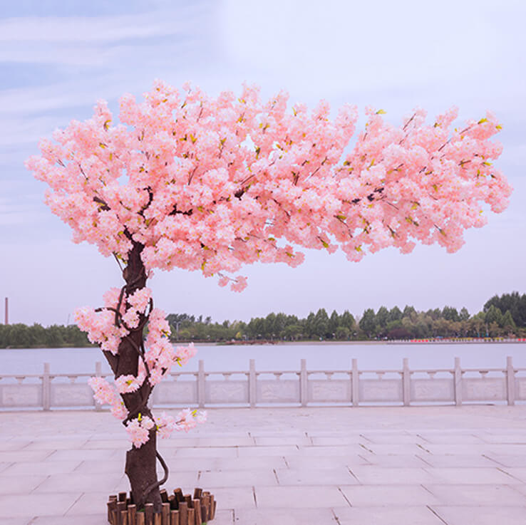 1M 2M 3M 4M 5M Large Simulated cherry trees Silk flower leaf FiberGlass ...