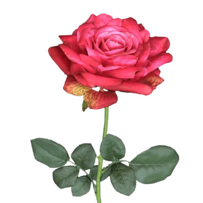 HR7134 Artificial Red Roses High Quality Real Touch Silk Flowers - Sen ...